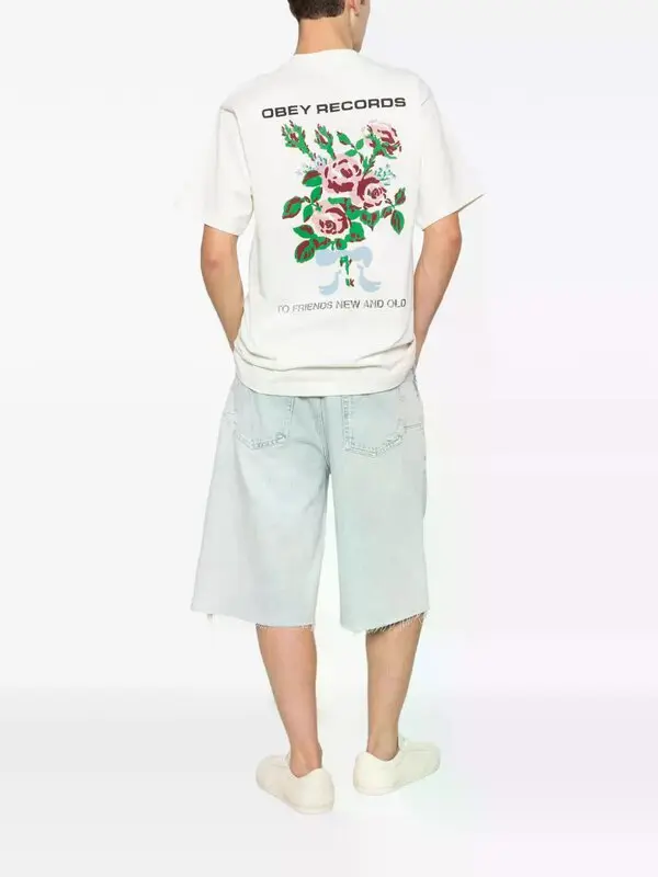 Obey To New Friends And Old T-shirt - Neutrals