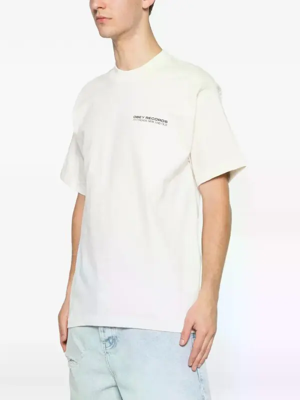 Obey To New Friends And Old T-shirt - Neutrals