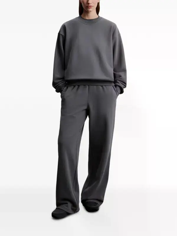 12 STOREEZ Elastic-waist Track Pants - Grey