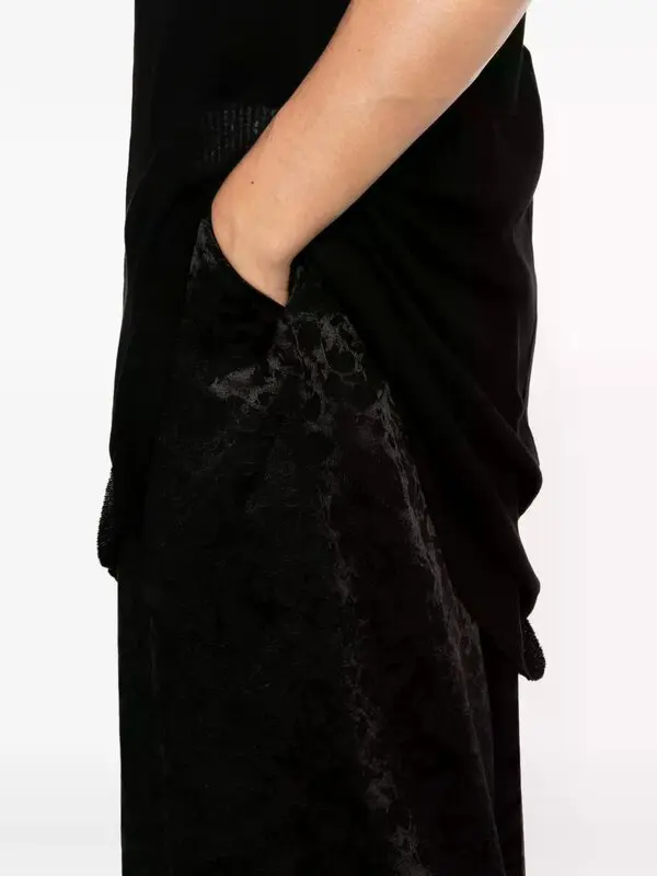 JULIUS Over Wrapping Trousers - Black