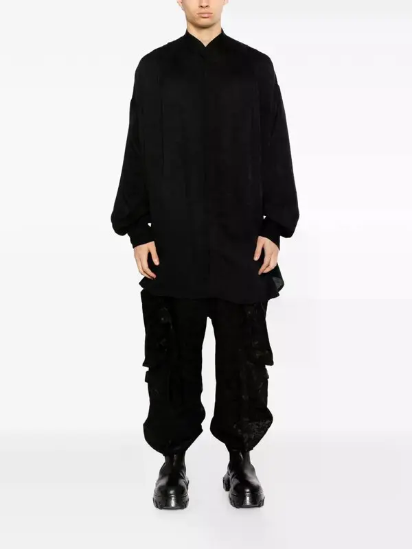JULIUS Tuck Shirt - Black