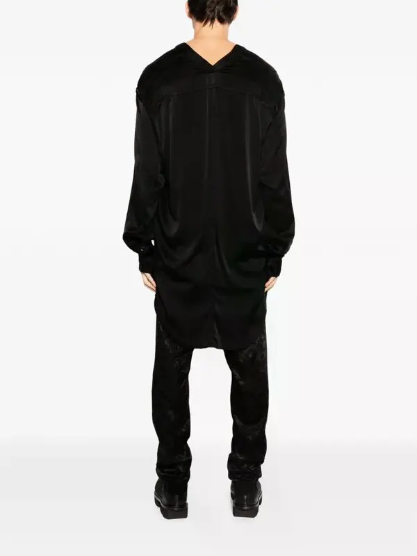 JULIUS V-neck Shirt - Black