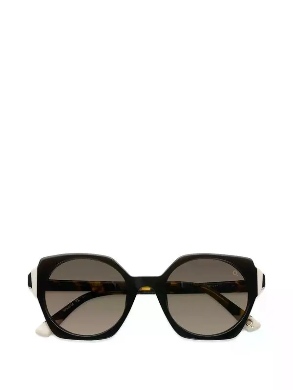 ETNIA BARCELONA Sants Round-frame Sunglasses - Brown