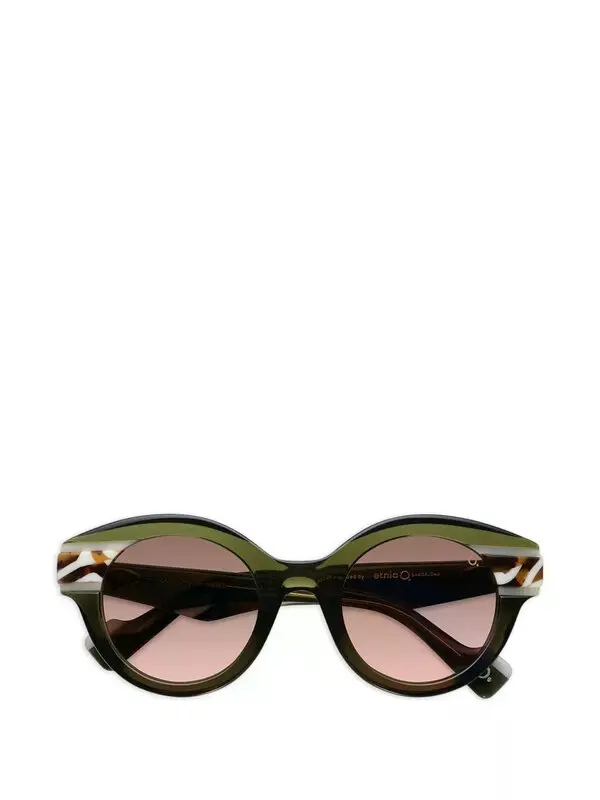 ETNIA BARCELONA Mambo Round-frame Sunglasses - Green