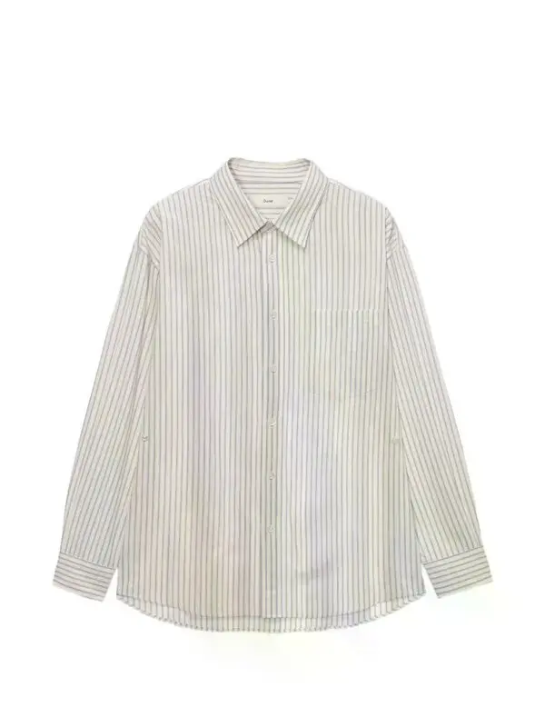 DUNST Striped Shirt - Neutrals