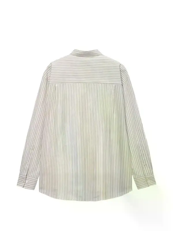 DUNST Striped Shirt - Neutrals