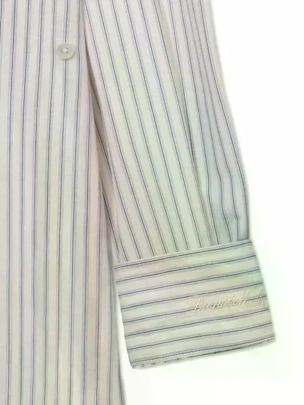 DUNST Striped Shirt - Neutrals