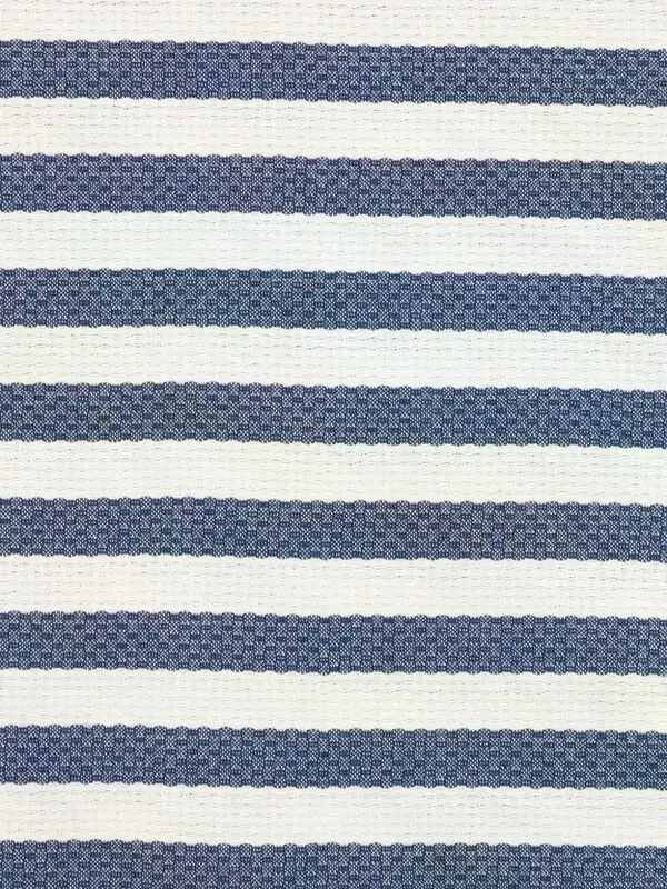 MC2 SAINT BARTH Foutas Striped Beach Towel - Blue