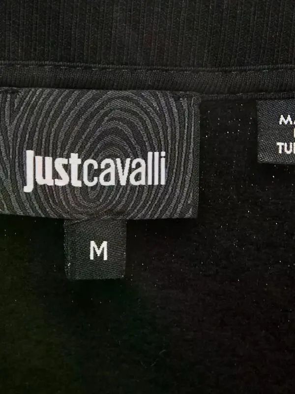 Just Cavalli Long-sleeve Faux-leather Bomber Jacket