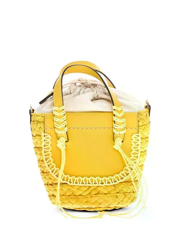 CUBA LAB Habanera Colourblock Tote Bag - Yellow