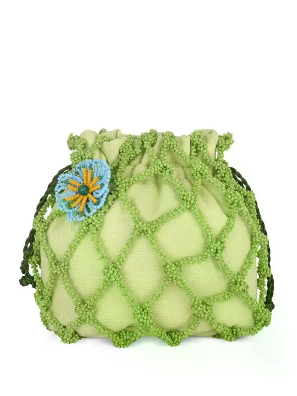 Rosantica Selene Codette Beaded Bucket Bag