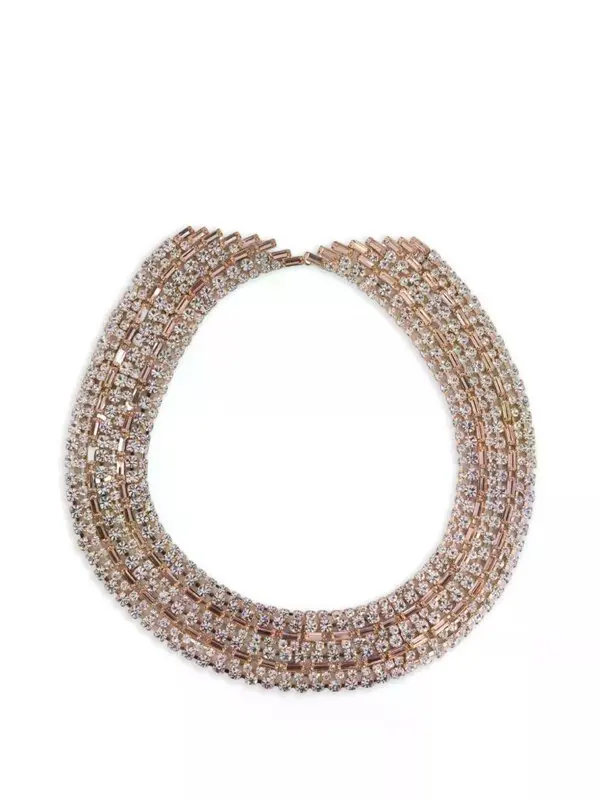 Rosantica Amarena Embellished Necklace - Pink