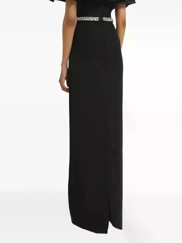 Safiyaa Ryan Off-the-shoulder Maxi Dress - Black