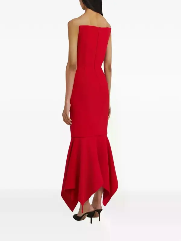 Safiyaa Tegan Asymmetric Midi Dress