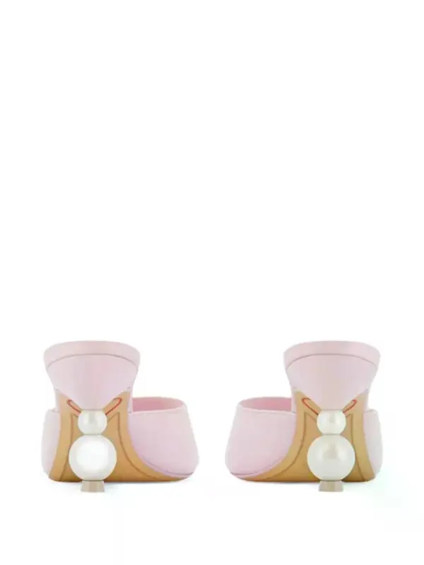 SOPHIA WEBSTER Perla Sculpted Heel Sandals