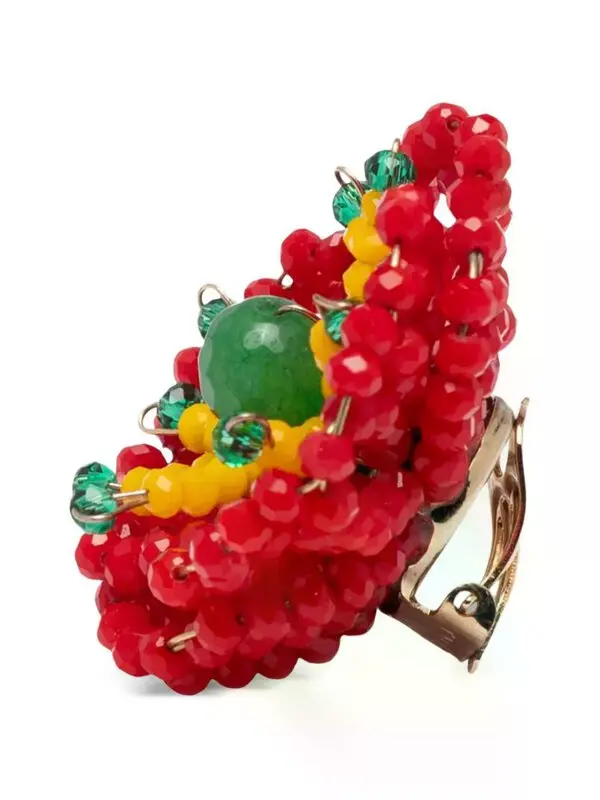 Rosantica Codette Beaded Earrings - Red