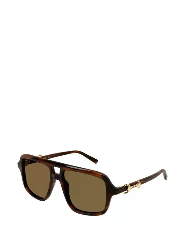 Gucci Oversized Pilot Sunglasses