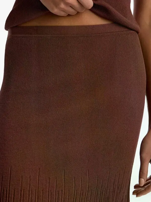 12 STOREEZ Pleated Midi Skirt