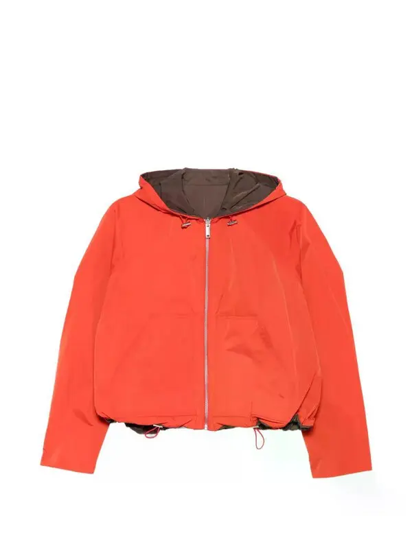OOF WEAR Hooded Reversible Jacket - Orange