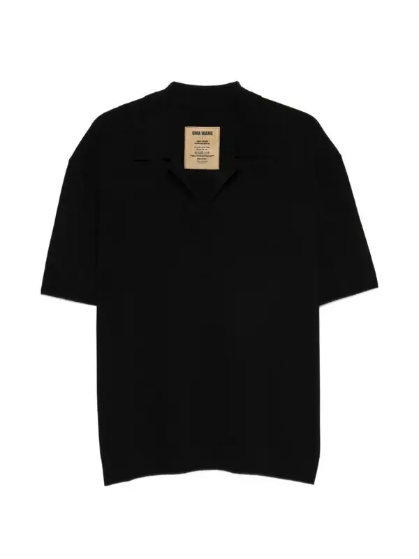 UMA WANG V-neck Short-sleeve T-shirt