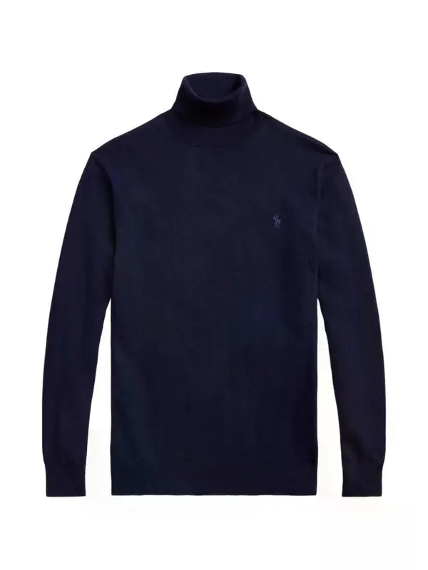 Polo Ralph Lauren Roll-neck Sweater - Blue