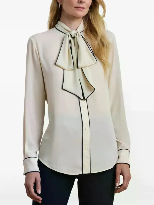Ralph Lauren Tie-neck Blouse