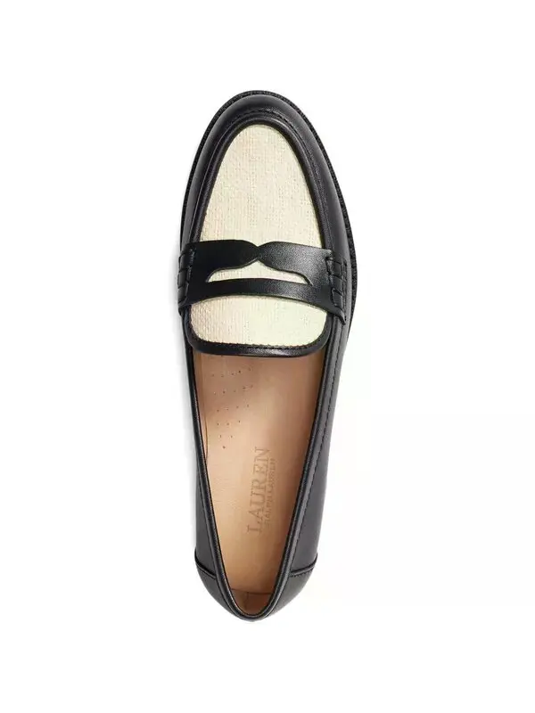 Ralph Lauren Leather Loafers - Black
