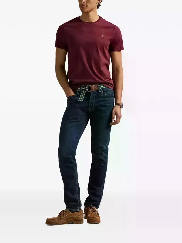 Polo Ralph Lauren Embroidered-logo T-shirt - Red