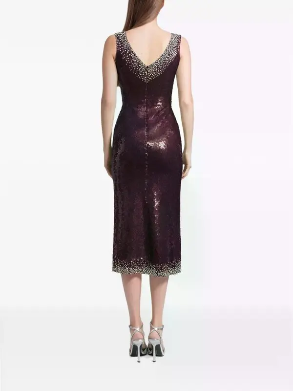 GEMY MAALOUF Sequined Midi Dress