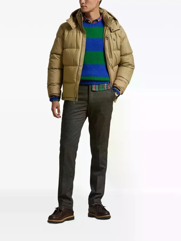 Polo Ralph Lauren Hooded Padded Jacket - Neutrals