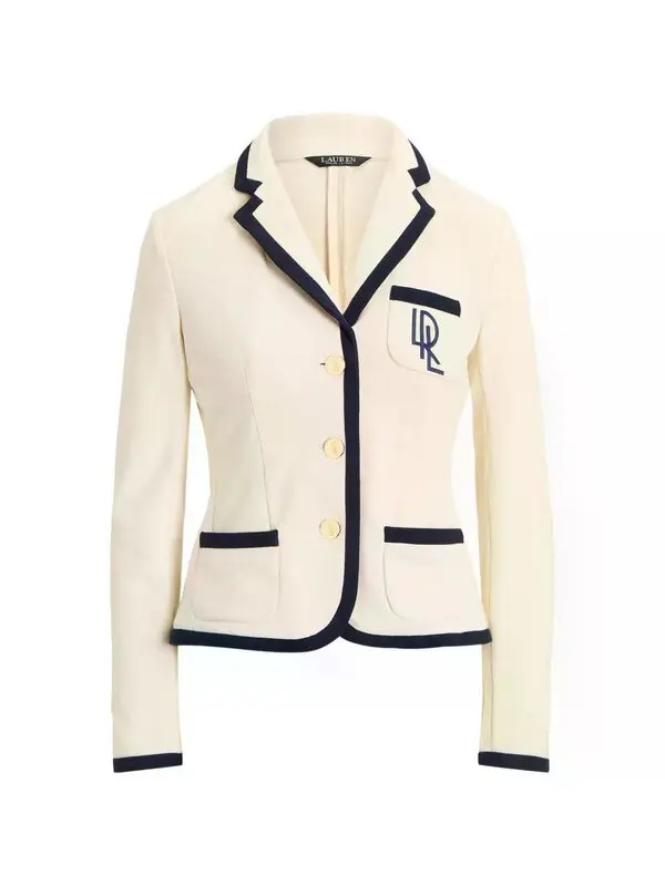 Ralph Lauren Contrasting-trim Blazer - Neutrals