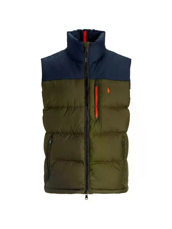 Polo Ralph Lauren Colorblock Gilet - Green