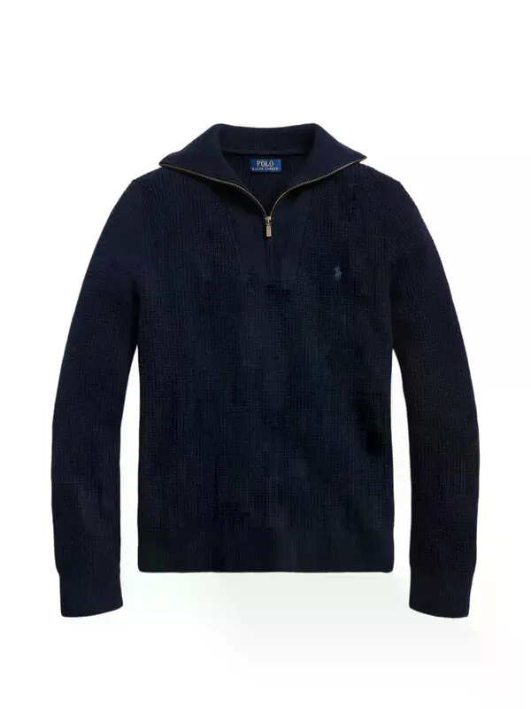 Polo Ralph Lauren Knit Zip Sweater - Blue