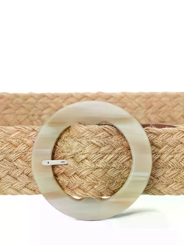 Ralph Lauren Round-buckle Woven Belt