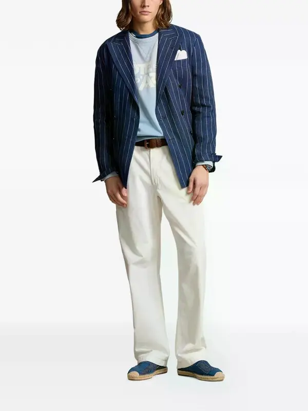 Polo Ralph Lauren Logo Patch Trousers - Neutrals