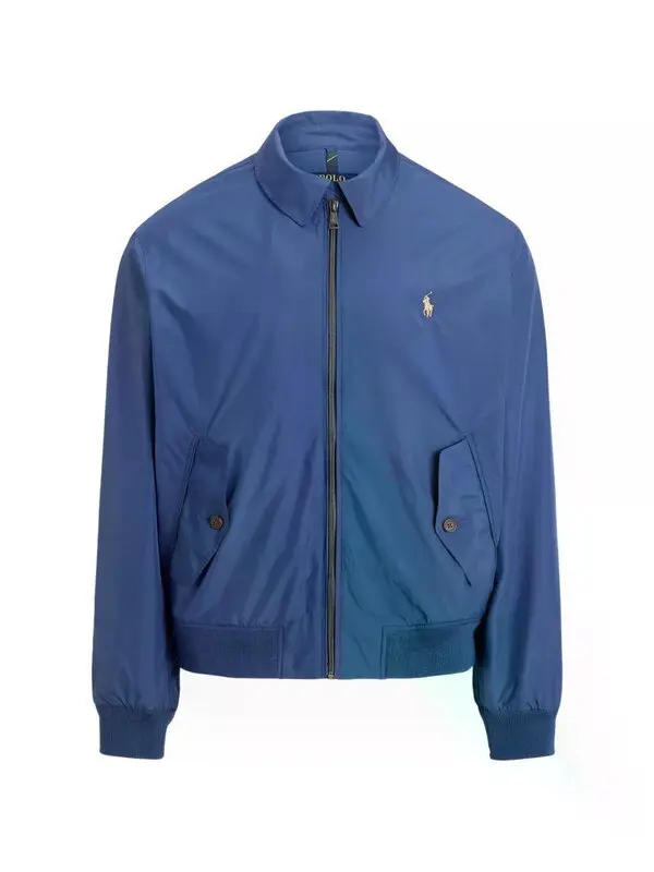 Polo Ralph Lauren Buttoned Bomber Jacket - Blue