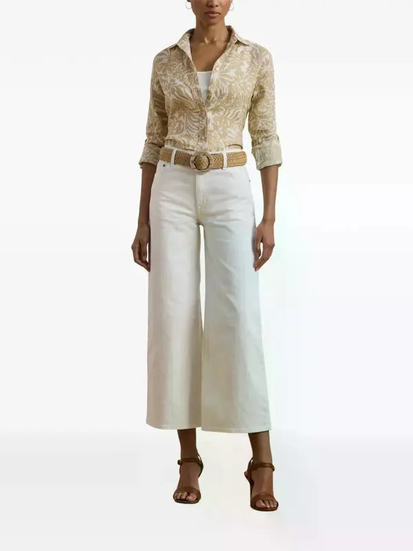 Ralph Lauren Floral Print Shirt - Neutrals