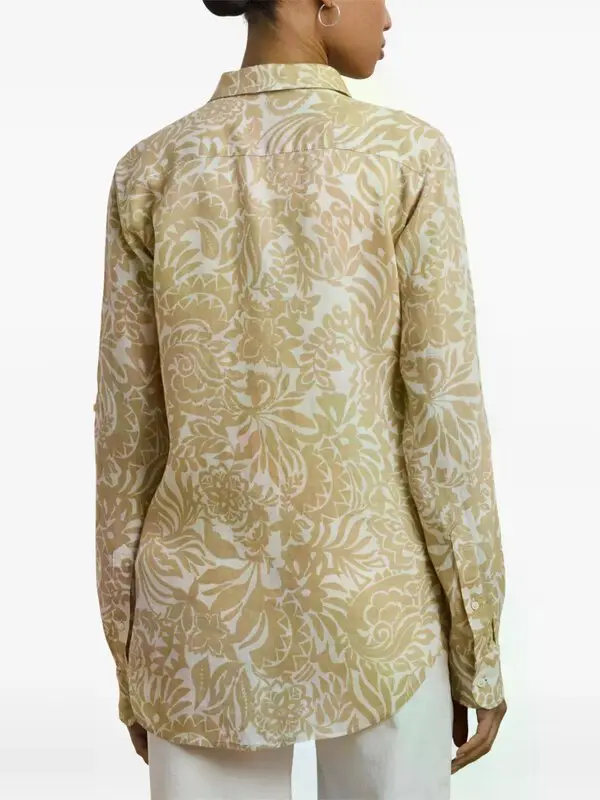 Ralph Lauren Floral Print Shirt - Neutrals