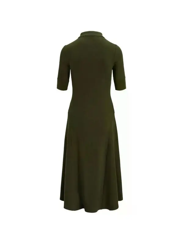 green emerald velvet dress Polo Ralph Lauren