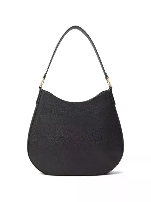 Ralph Lauren Logo-embossed Shoulder Bag - Black