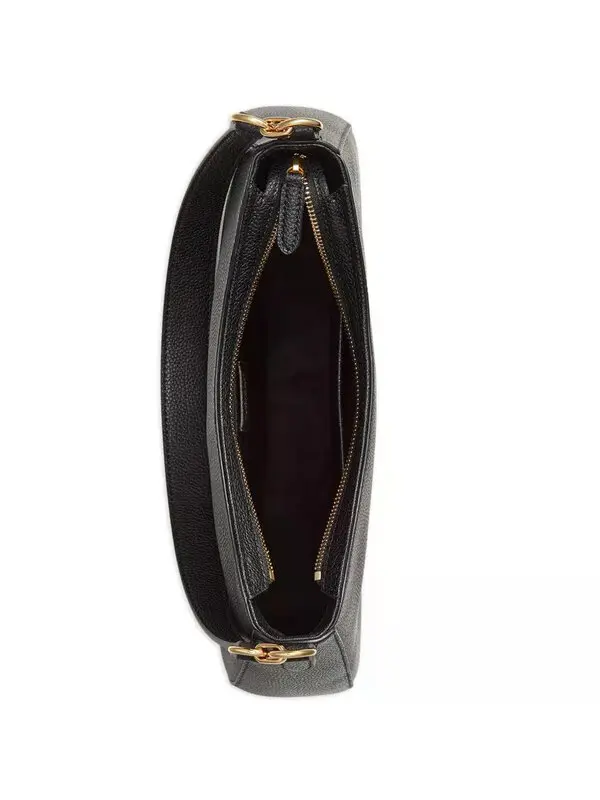 Ralph Lauren Logo-embossed Shoulder Bag - Black