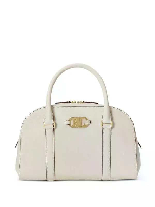 Ralph Lauren Logo Plaque Tote Bag - Neutrals