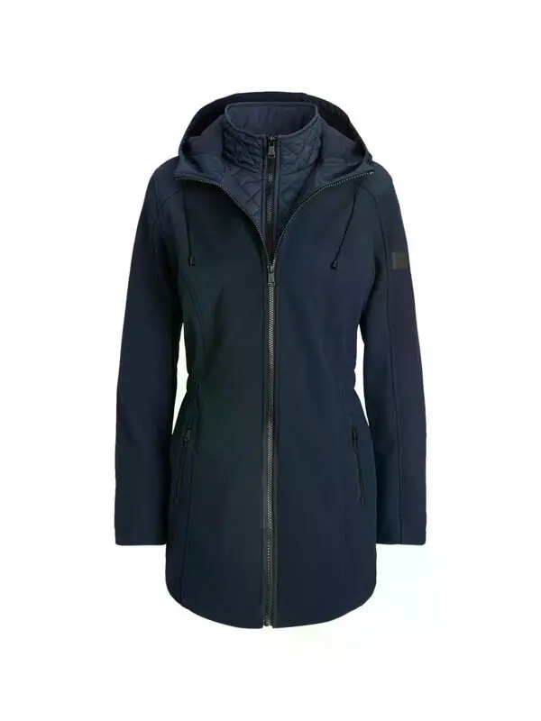 Ralph Lauren Drawstring-waist Hooded Coat - Blue