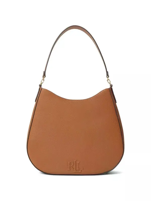 Ralph Lauren Logo-embossed Shoulder Bag - Brown