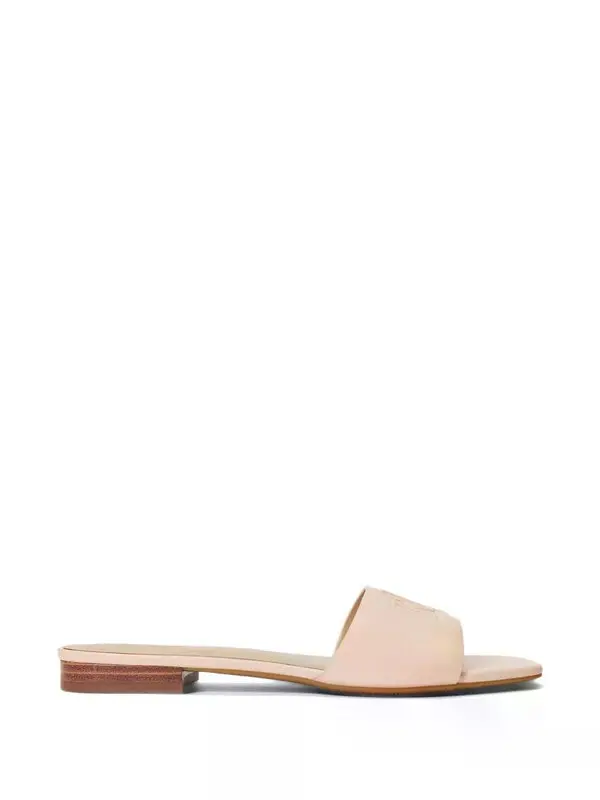 Ralph Lauren Everley Leather Sandals - Pink