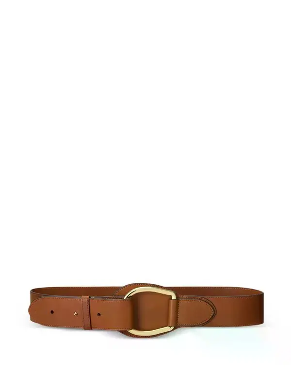 Ralph Lauren Buckle Leather Belt - Brown