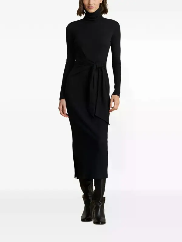 Ralph Lauren Tie-waist Midi Dress
