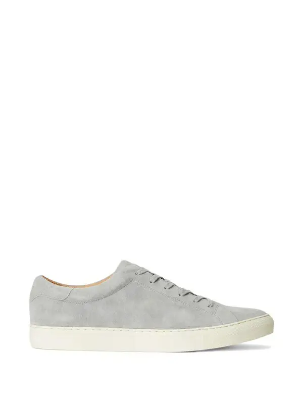 Polo Ralph Lauren Suede Lace-up Sneakers - Grey