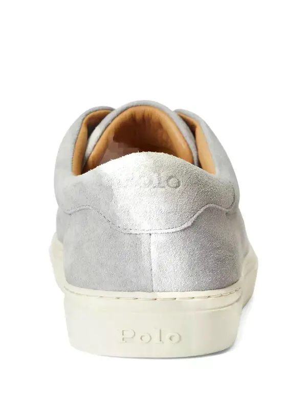 Polo Ralph Lauren Suede Lace-up Sneakers - Grey