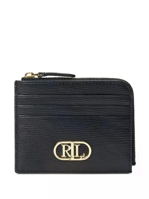 Ralph Lauren Logo-plaque Zipped Wallet - Black